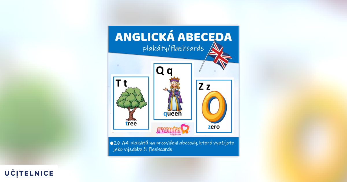 Anglická abeceda plakáty | Učitelnice