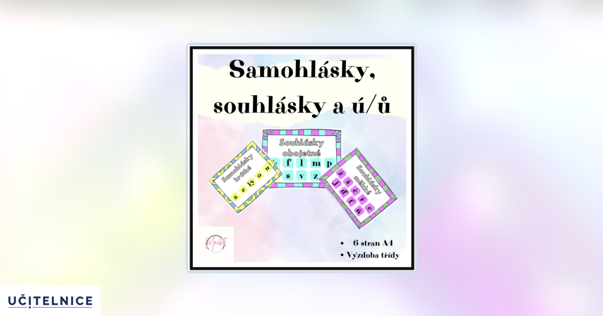 Samohlásky, souhlásky a psaní ú/ů | Učitelnice