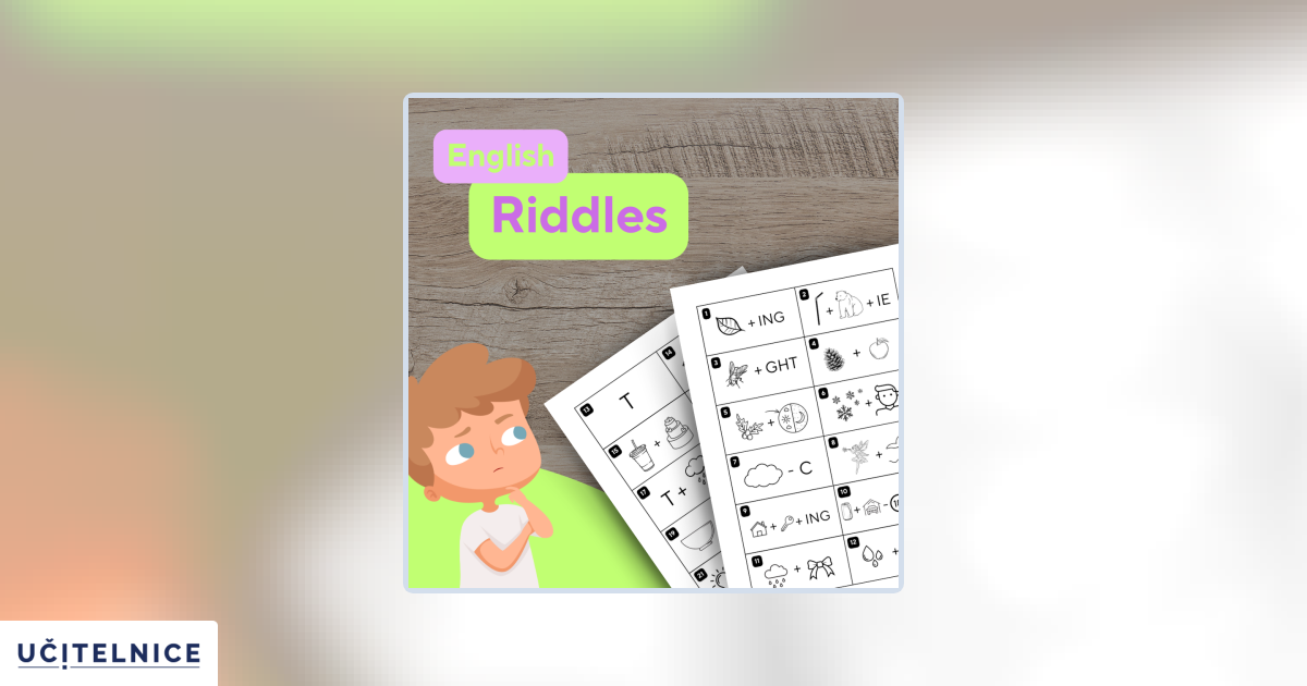 24 English Picture Riddles (7.-9. třída) | Učitelnice