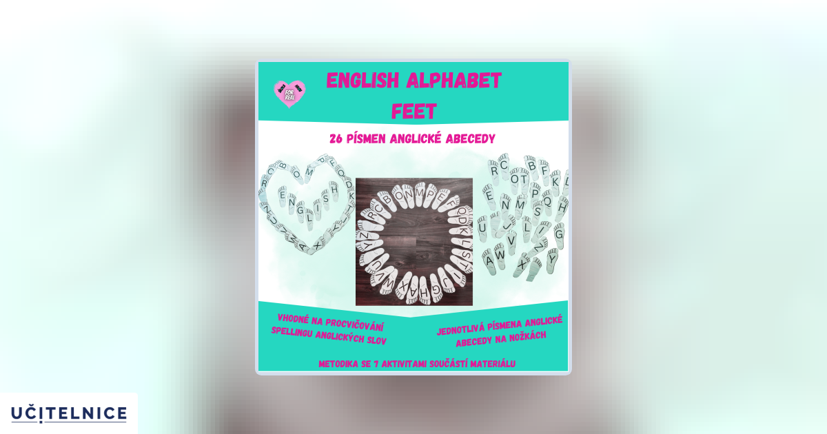 English Alphabet - FEET | Učitelnice