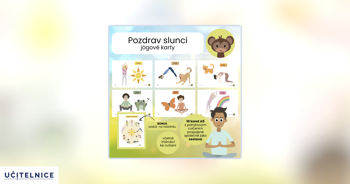 Pozdrav slunci pro děti | Učitelnice