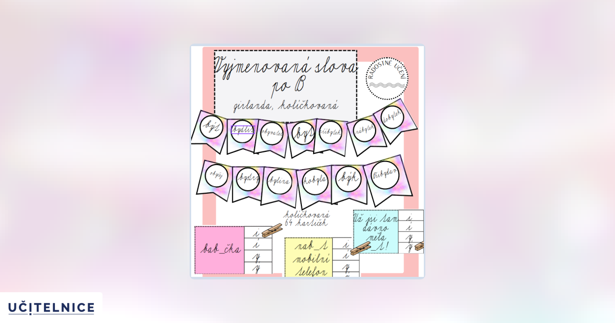 Vyjmenovaná slova po B | Učitelnice
