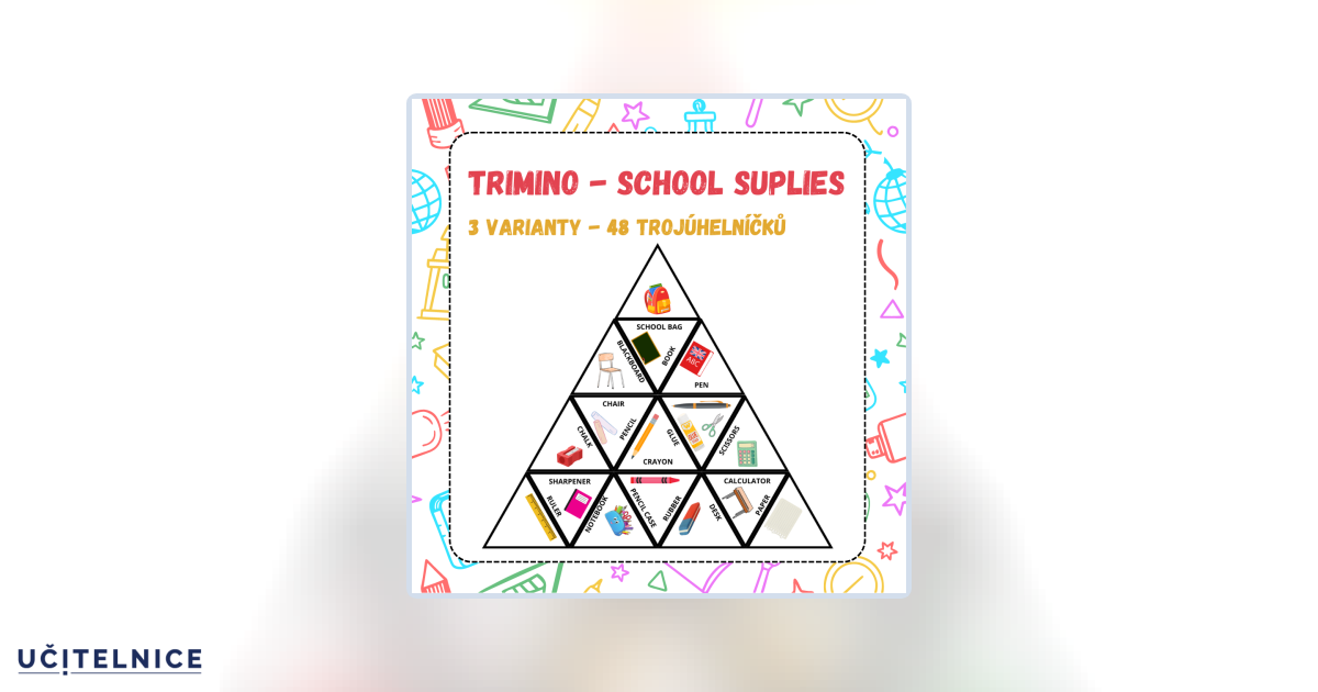 TRIMINO - school supplies | Učitelnice