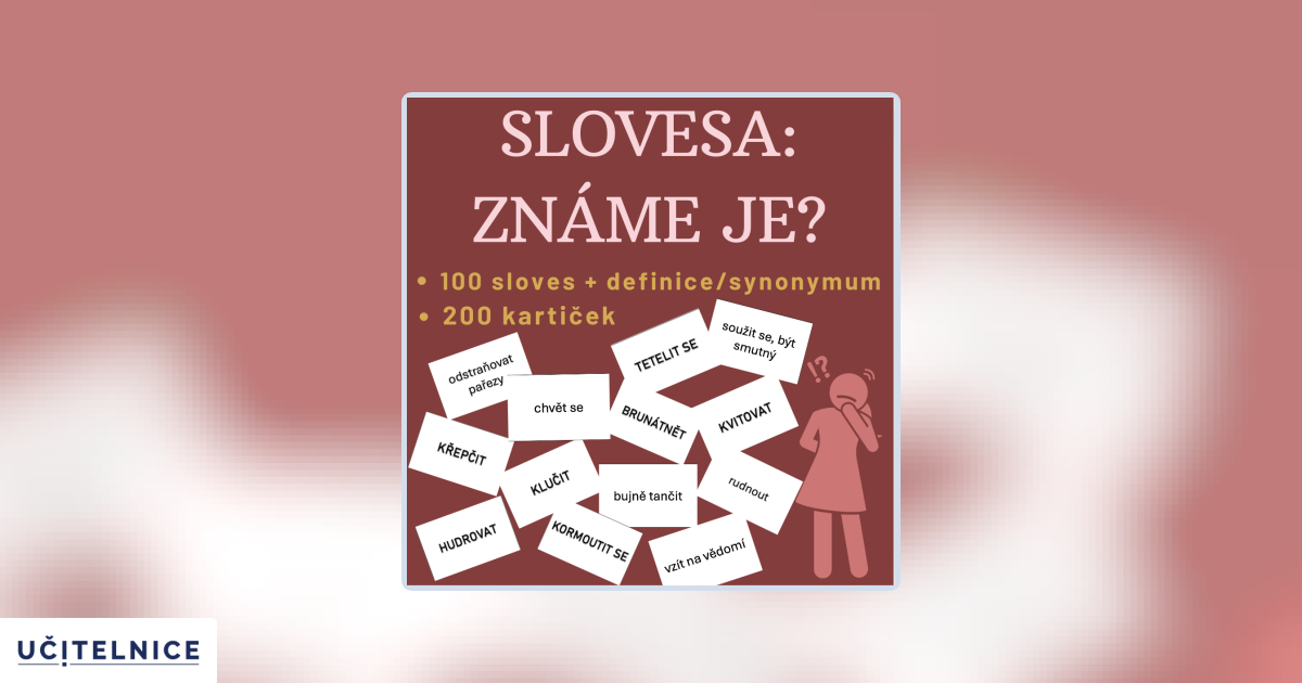 SLOVESA: známe je??? | Učitelnice