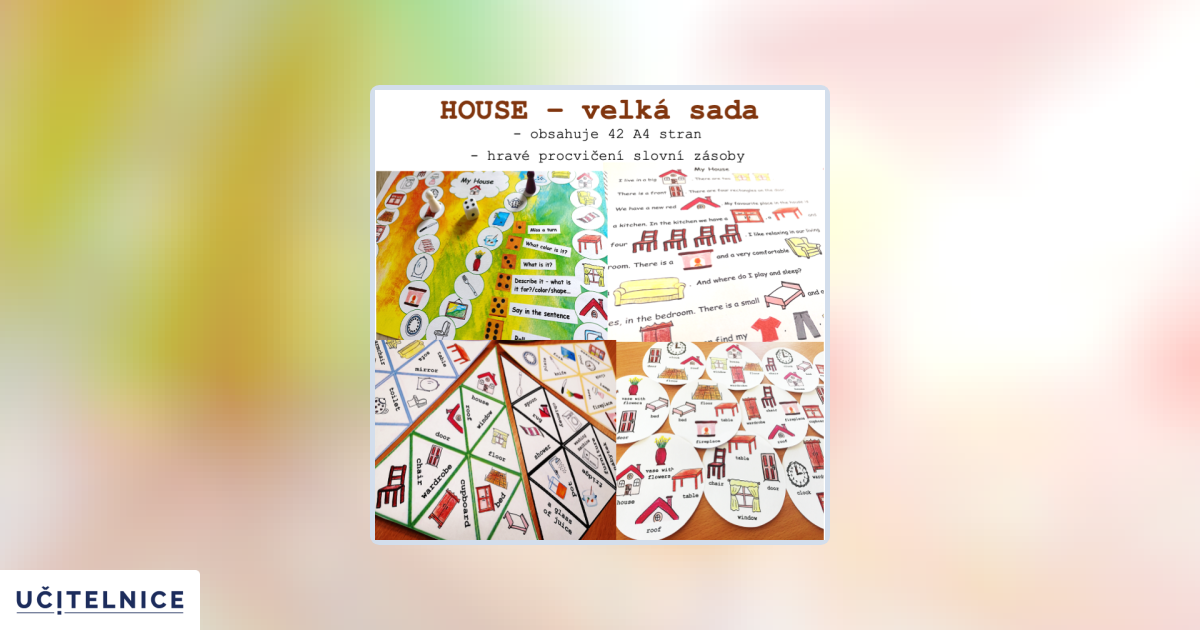 House - velká sada | Učitelnice