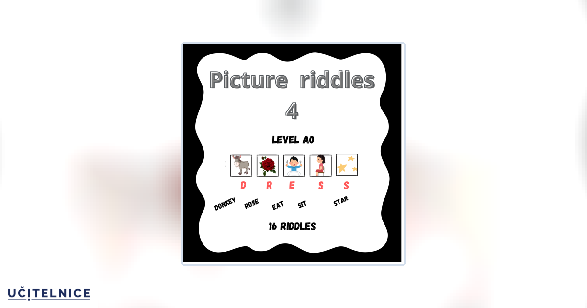 Picture riddles 4 | Učitelnice