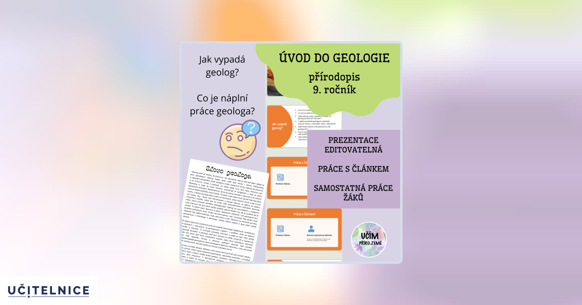 Úvod do geologie - jak vypadá a co dělá geolog? | Učitelnice