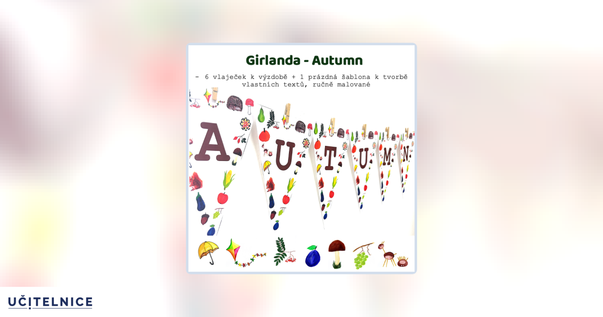 Girlanda - AUTUMN | Učitelnice