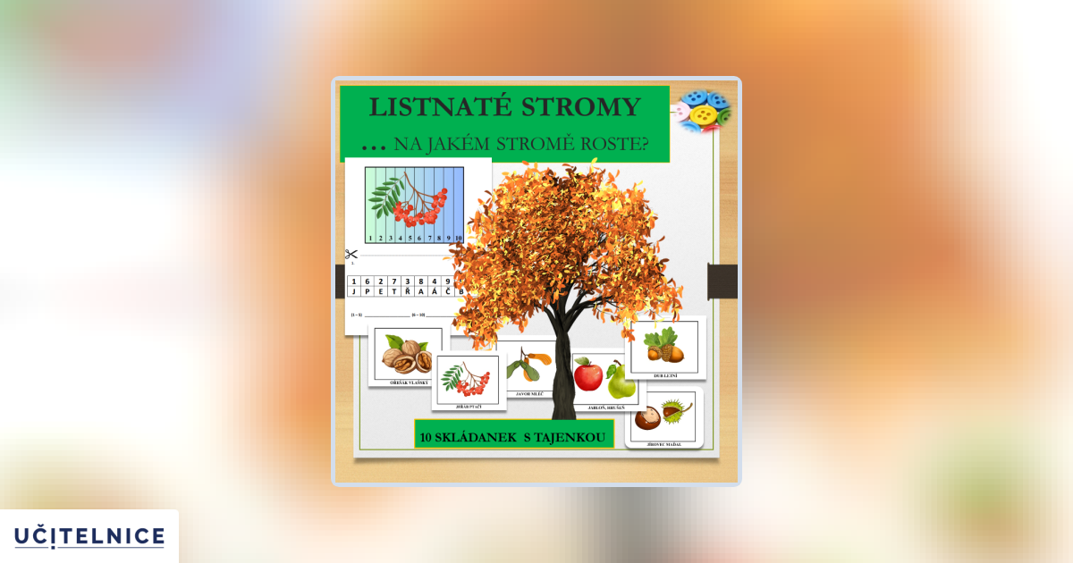 LISTNATÉ STROMY - NA JAKÉM STROMĚ ROSTE? | Učitelnice