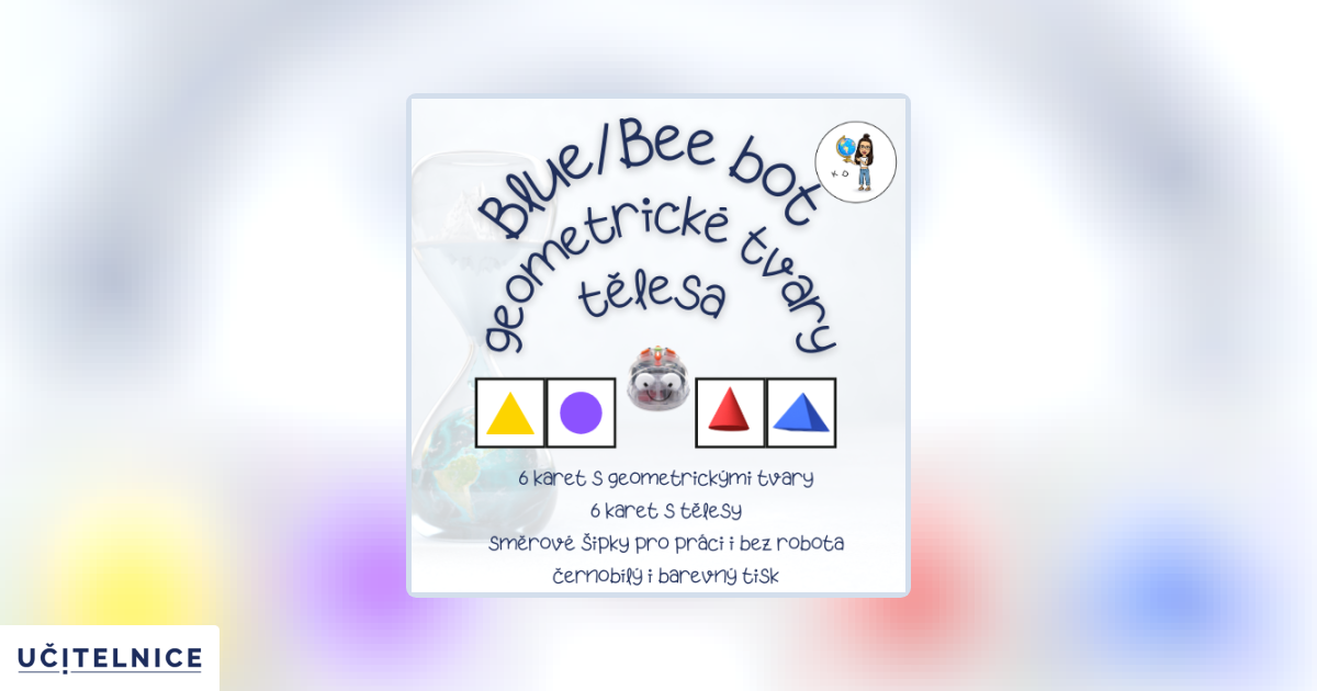 Blue bot/Bee bot geometrické tvary a tělesa | Učitelnice