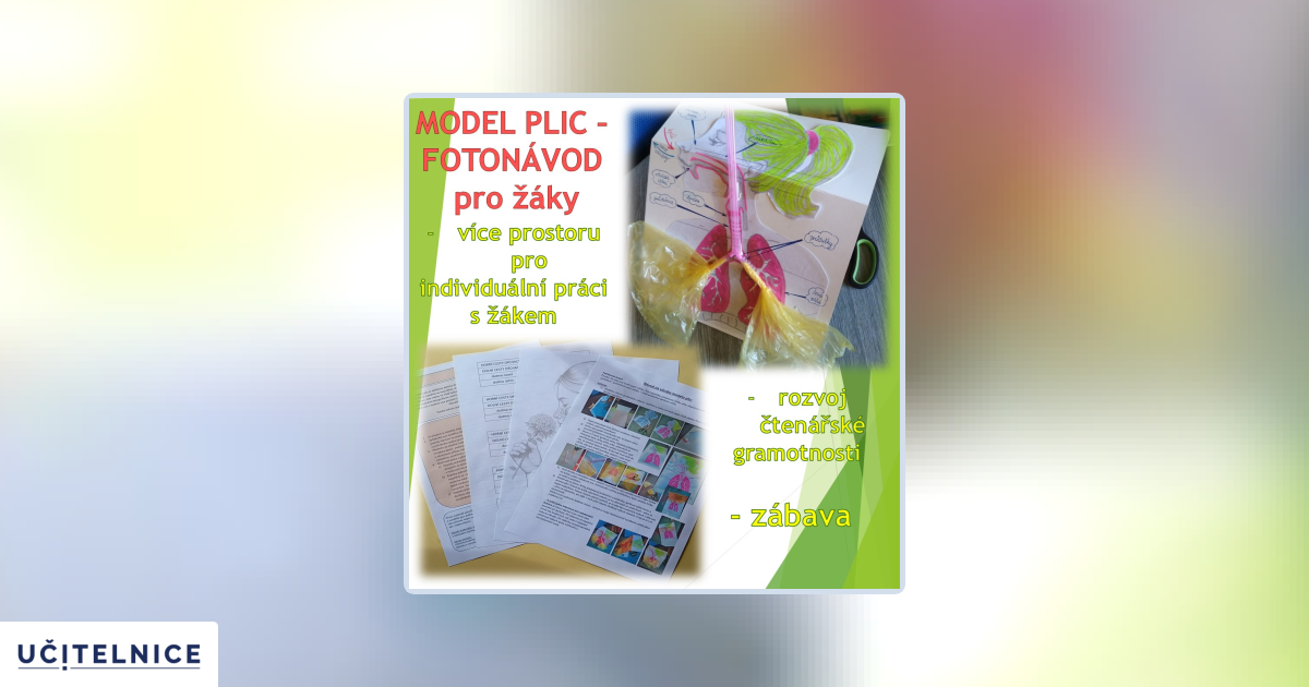 Model plic - fotonávod | Učitelnice