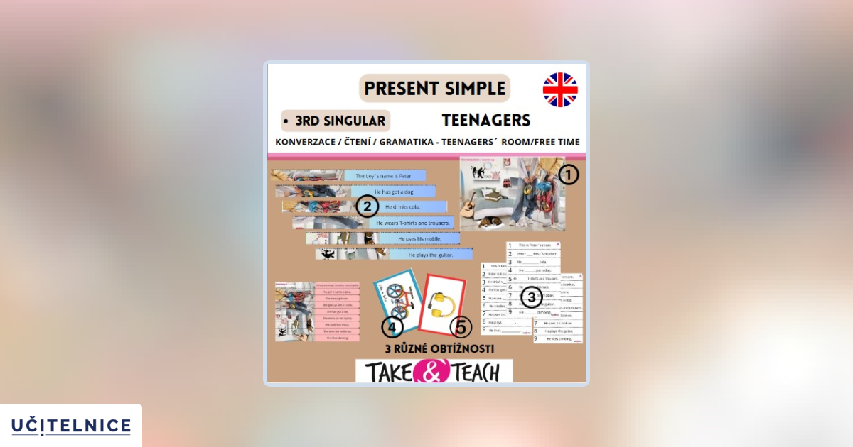 PRESENT SIMPLE - 3rd singular | Učitelnice