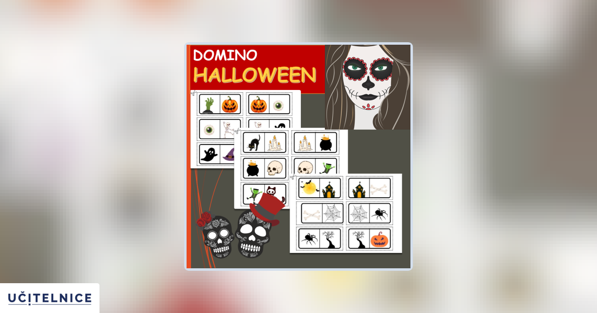 HALLOWEEN - DOMINO | Učitelnice