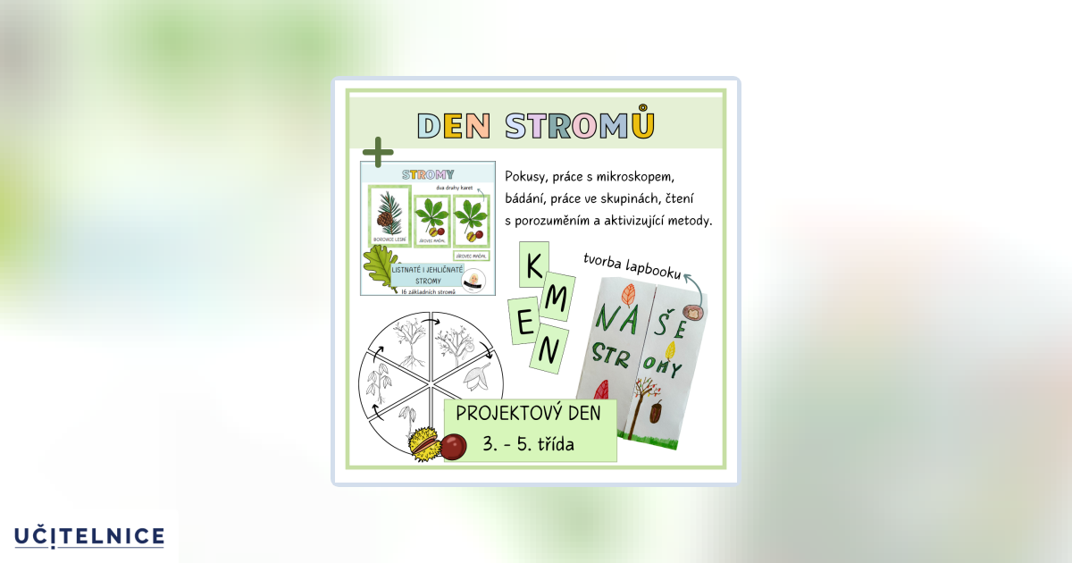 DEN STROMŮ - PROJEKTOVÝ DEN | Učitelnice