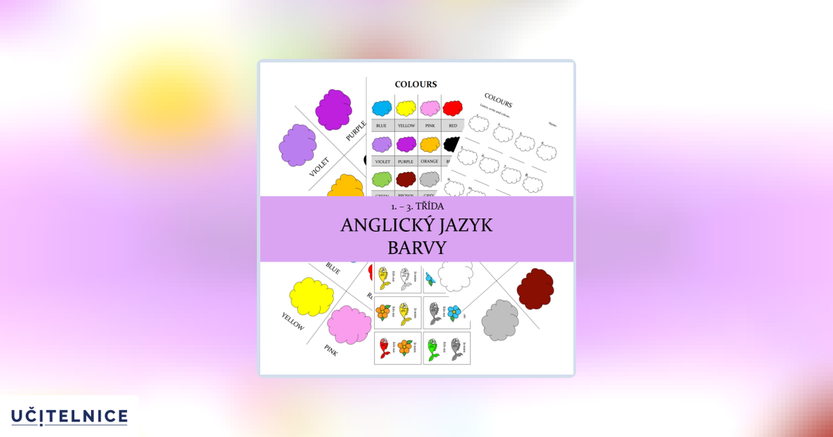 Anglický jazyk - barvy | Učitelnice