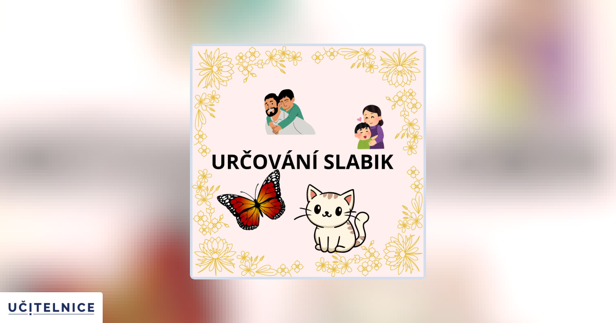 Určování slabik | Učitelnice