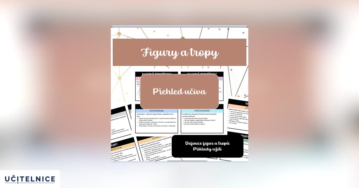 Figury a tropy: Přehled pojmů | Učitelnice