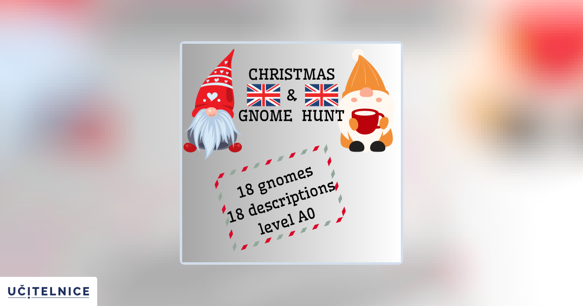 Christmas gnome hunt | Učitelnice