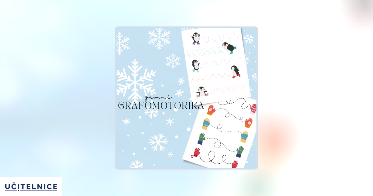ZIMNÍ GRAFOMOTORIKA | Učitelnice
