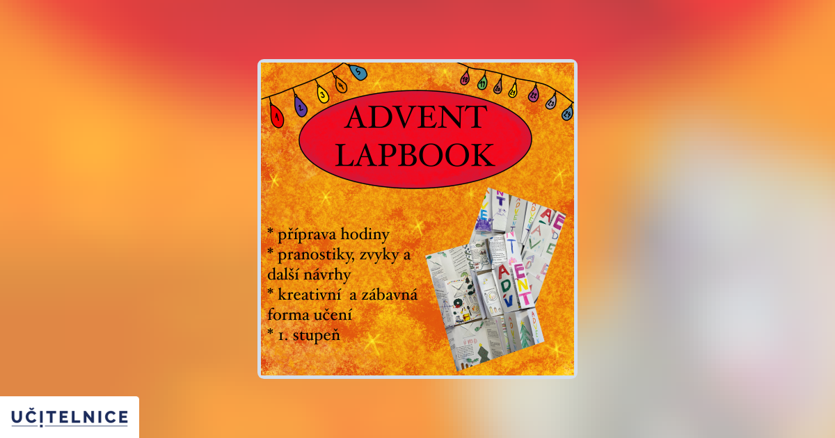 Lapbook - ADVENT | Učitelnice