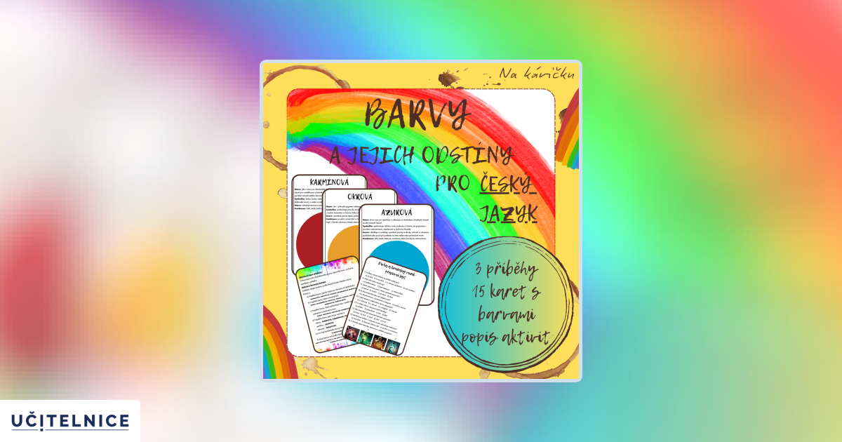 Barvy a jejich odstíny pro ČJ | Učitelnice