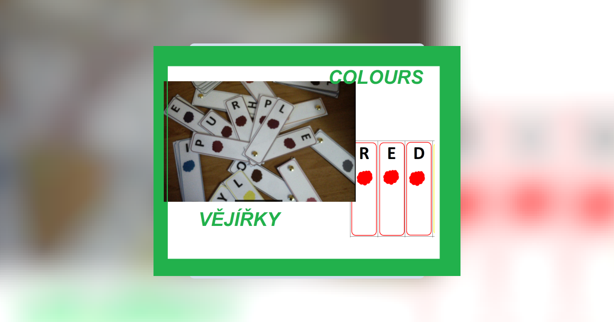 Vějířky COLOURS | Učitelnice
