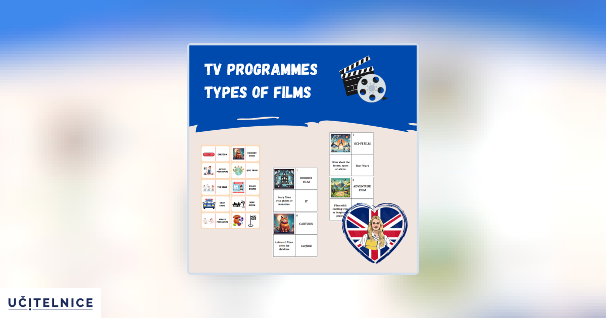 TV PROGRAMMES, TYPES OF FILMS | Učitelnice