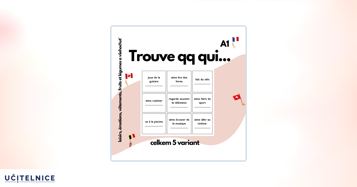 Trouve quelqu'un qui... | Učitelnice