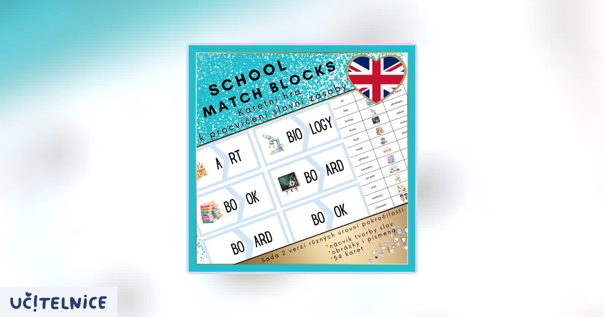 Match Blocks - School | Učitelnice