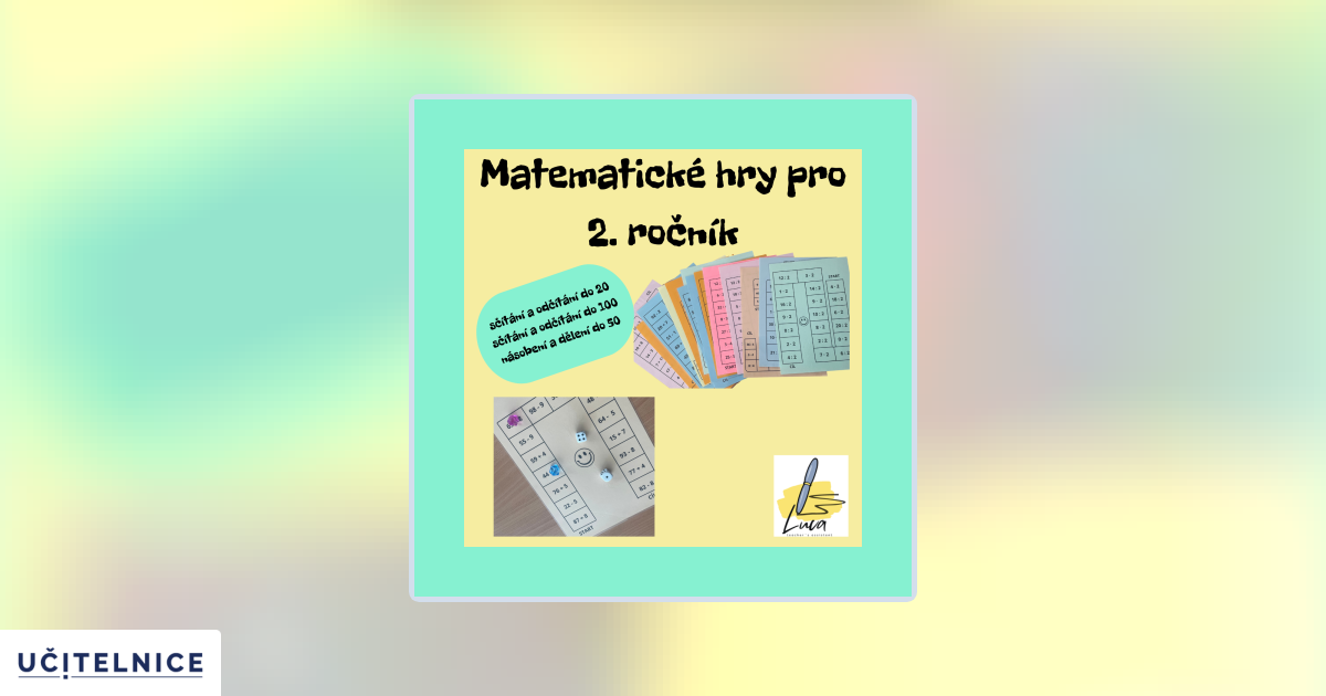 Matematické hry pro 2. ročník | Učitelnice