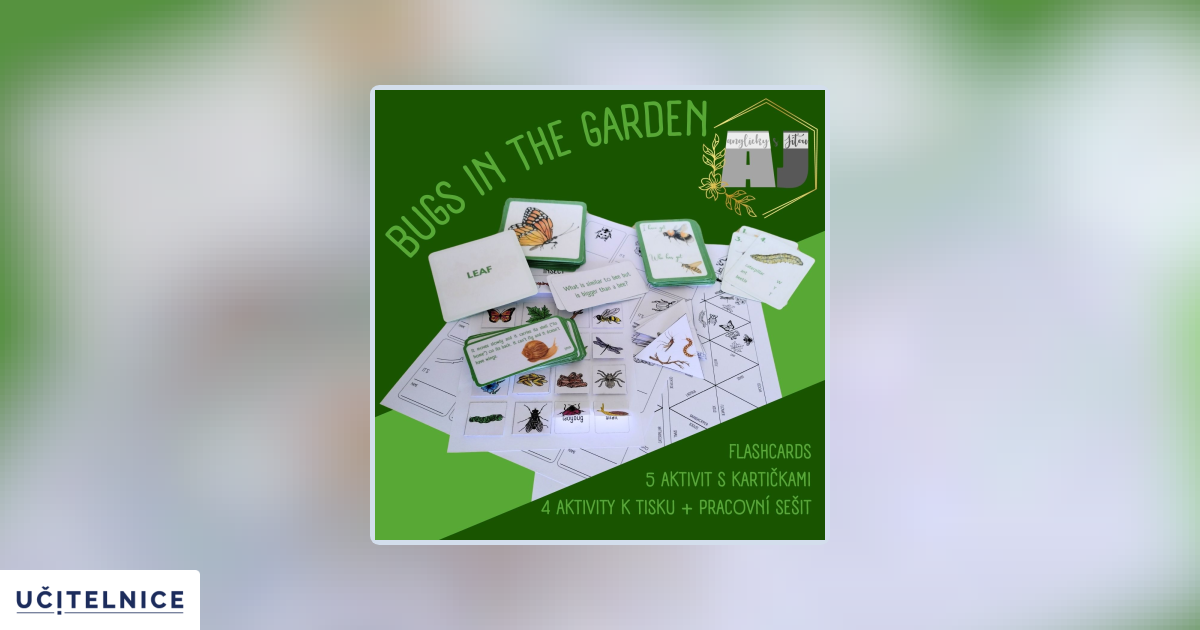 Bugs in the garder / Broučci na zahradě | Učitelnice