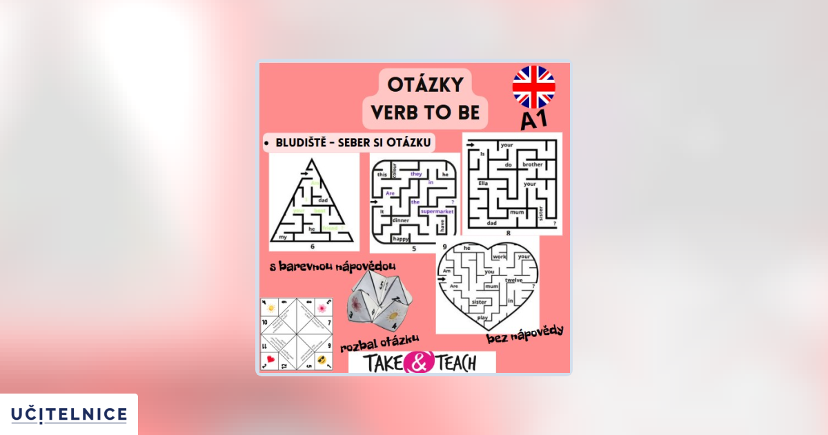 Materiál - VERB TO BE - SLOVESO BÝT - otázky present simple