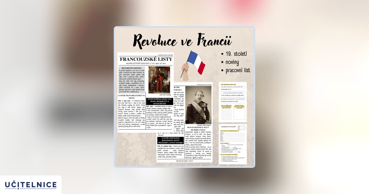 Revoluce ve Francii - 19. století | Učitelnice