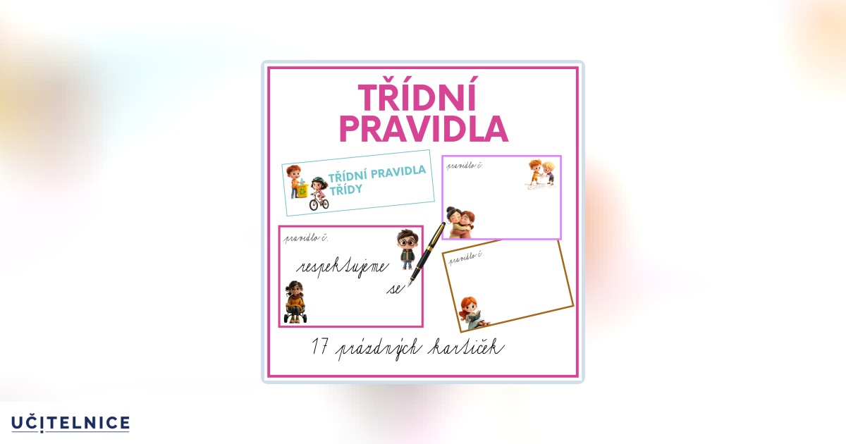 Třídní pravidla (prázdné předlohy) | Učitelnice