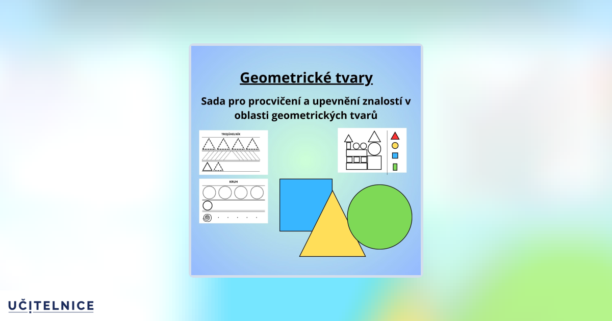 Geometrické tvary | Učitelnice