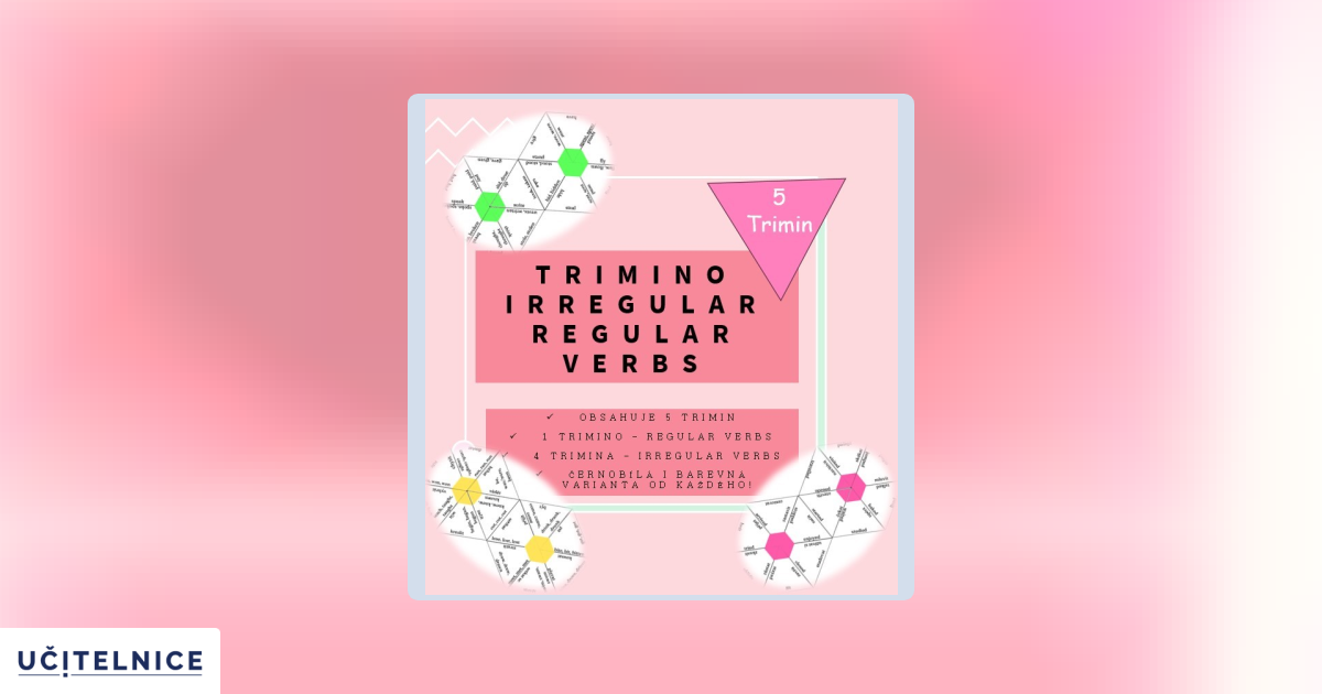 Sada 5 Trimin - irregular + regular verbs | Učitelnice