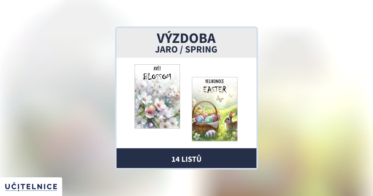 VÝZDOBA TŘÍDY - JARO, SPRING | Učitelnice