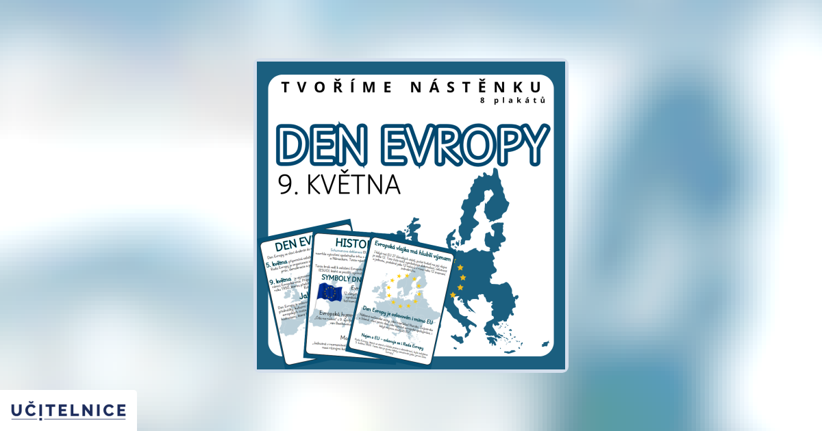 TVOŘÍME NÁSTĚNKU - Den Evropy (9.května, 9.5.) | Učitelnice