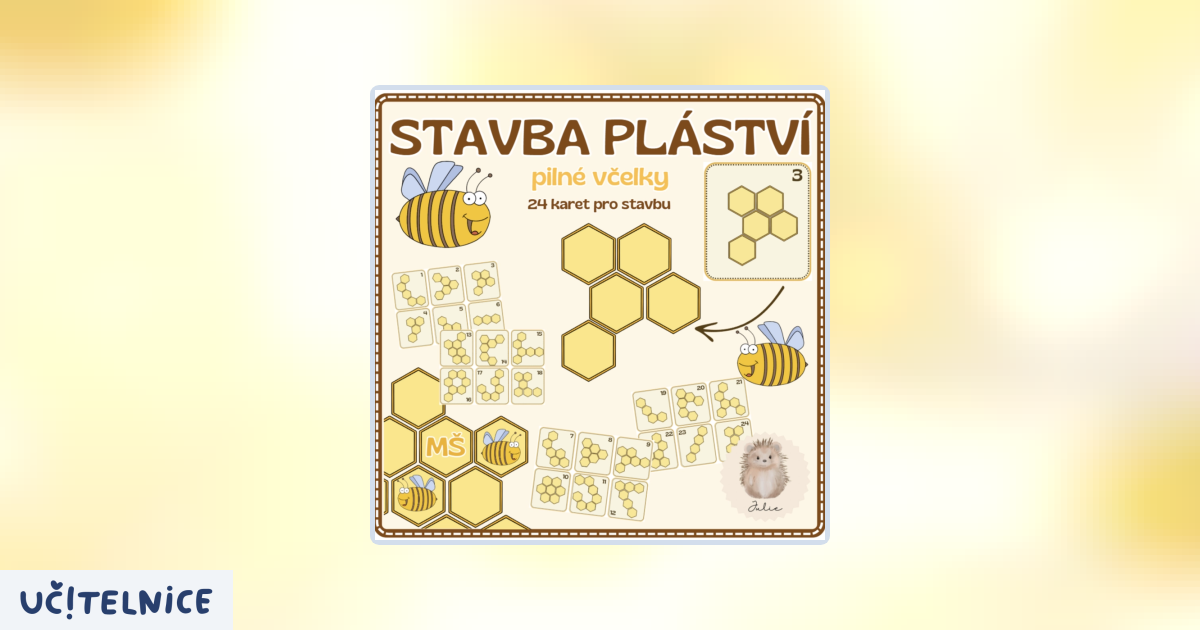 VČELKY - STAVBA PLÁSTVÍ | Učitelnice