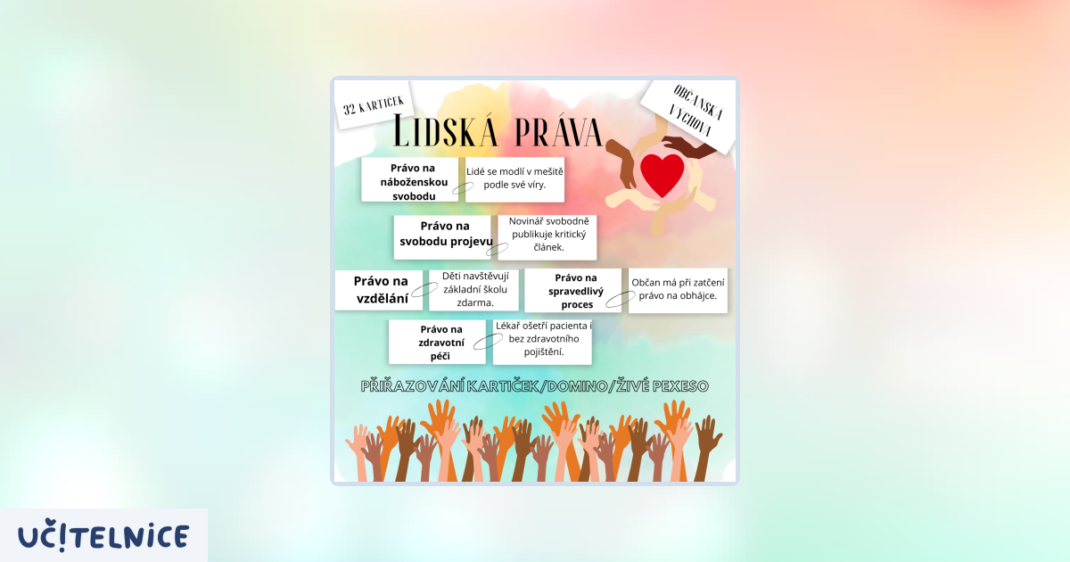 Lidská práva | Učitelnice