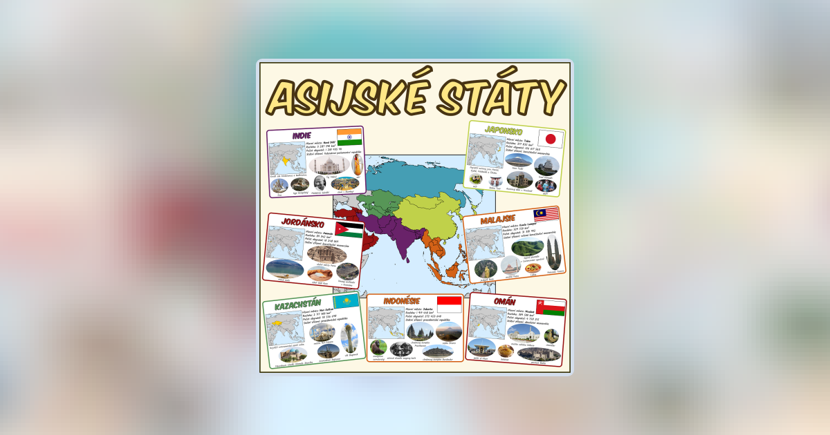 Státy Asie | Učitelnice
