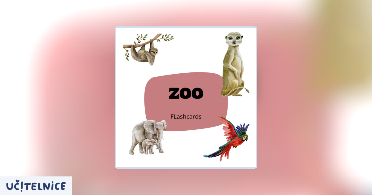 ZOO - flashcards | Učitelnice