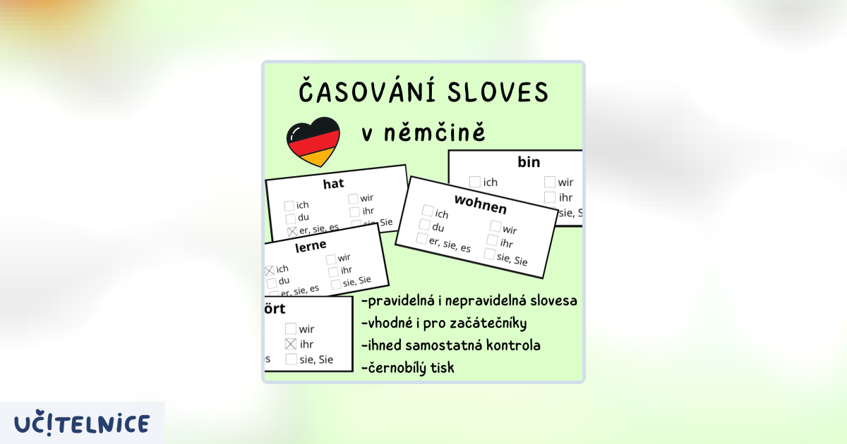 Časování sloves | Učitelnice