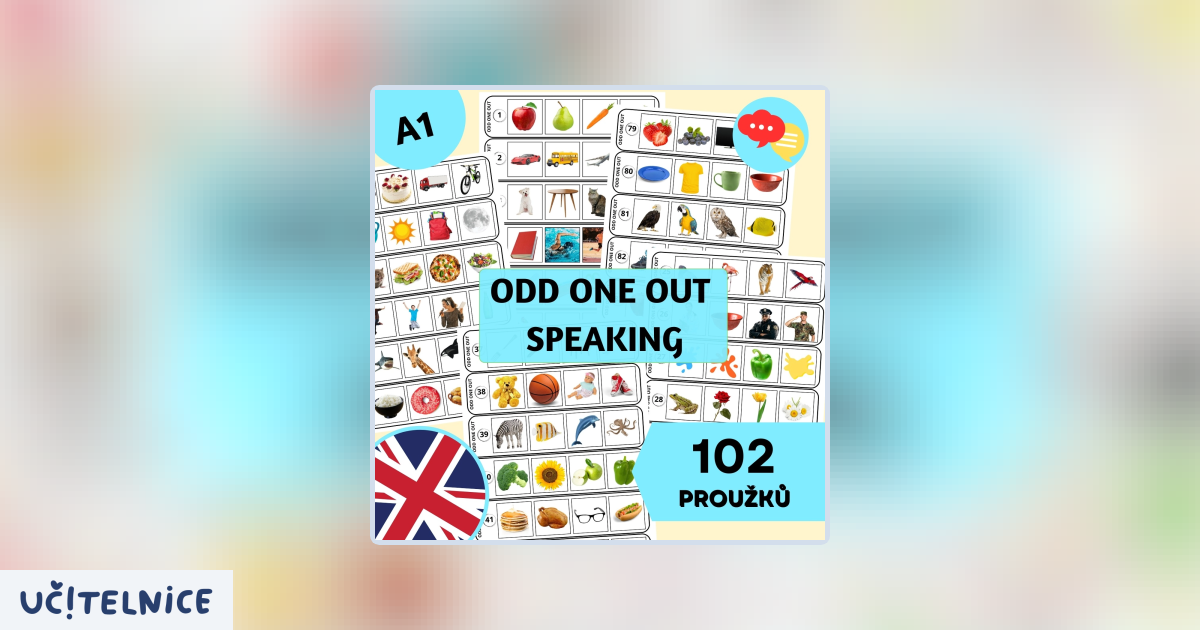 Odd one out speaking - úroveň A1 | Učitelnice