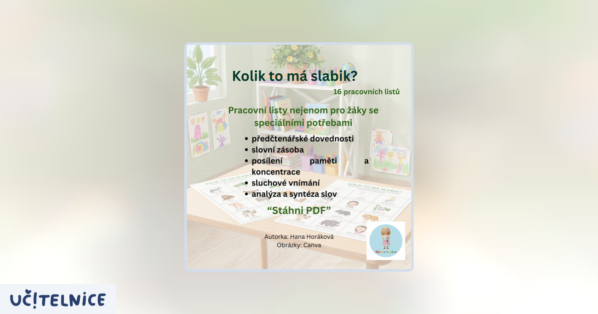 Kolik to má slabik? | Učitelnice