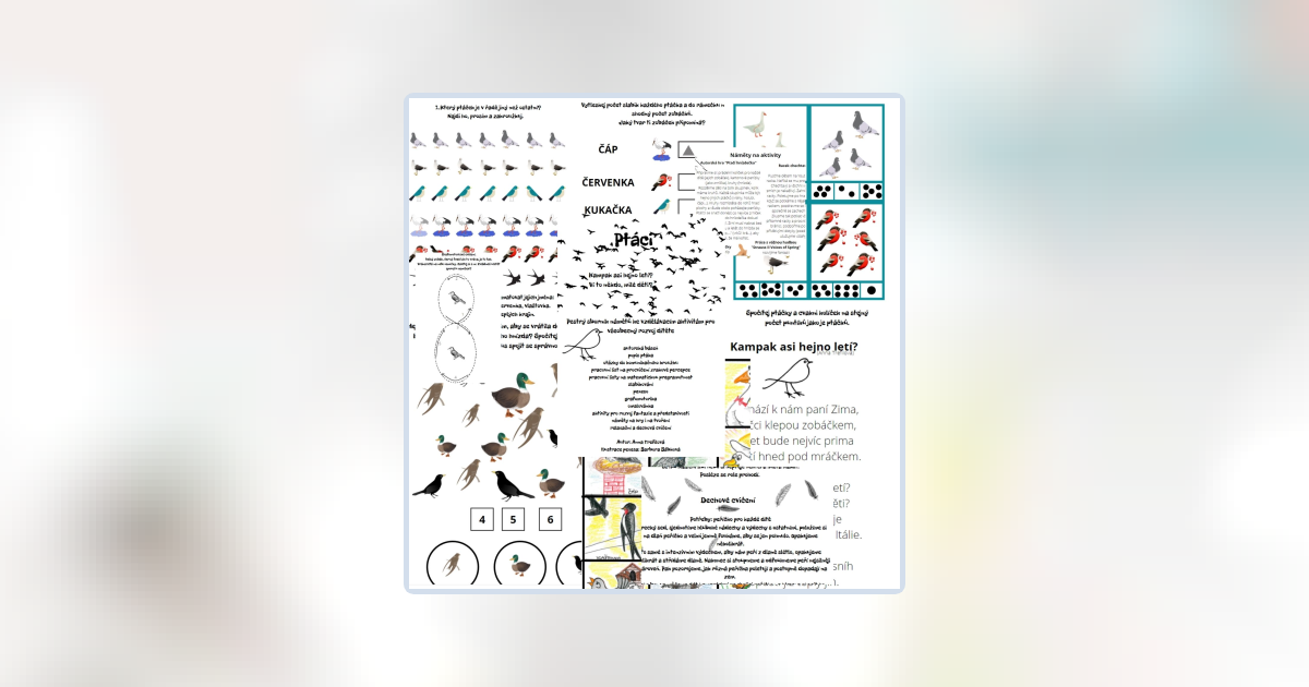 Ptáci letí na jih | Učitelnice