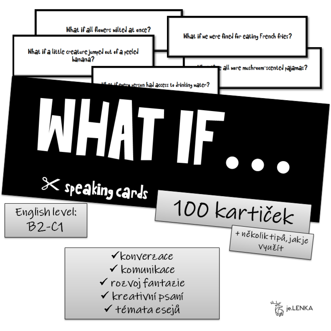 What if... 100 speaking cards B2-C1 | Učitelnice
