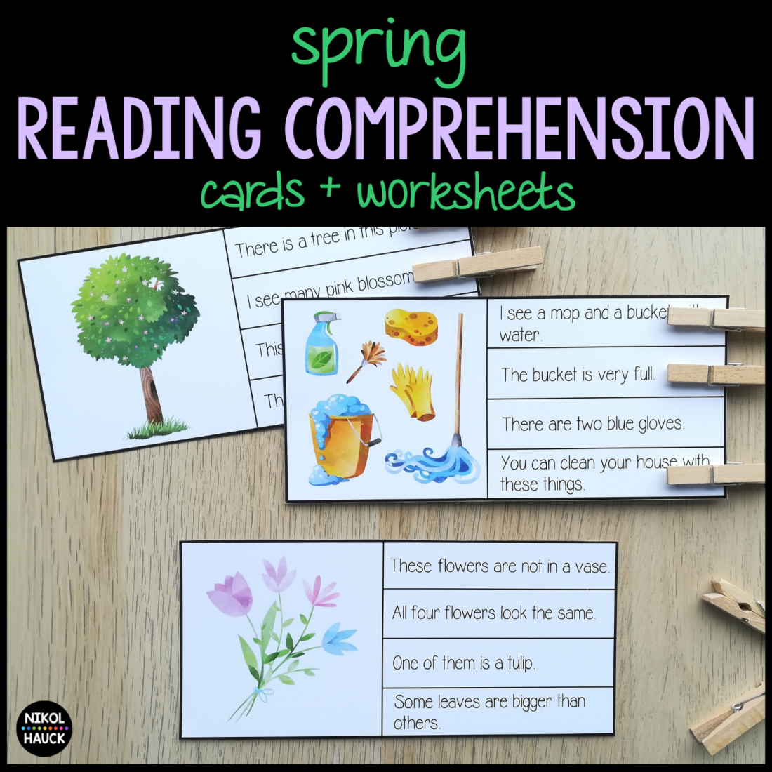 SPRING: PICTURE AND READING COMPREHENSION | Učitelnice