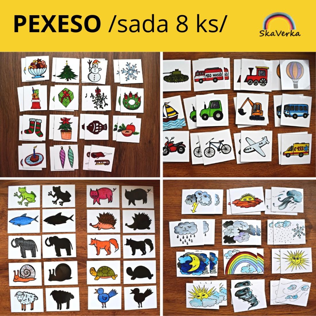 PEXESO /sada 8 ks/ | Učitelnice