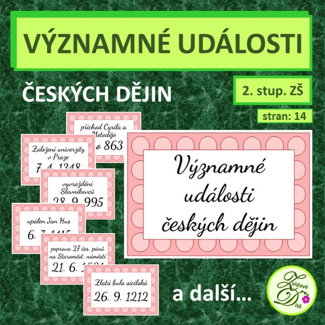 Významné události | Učitelnice